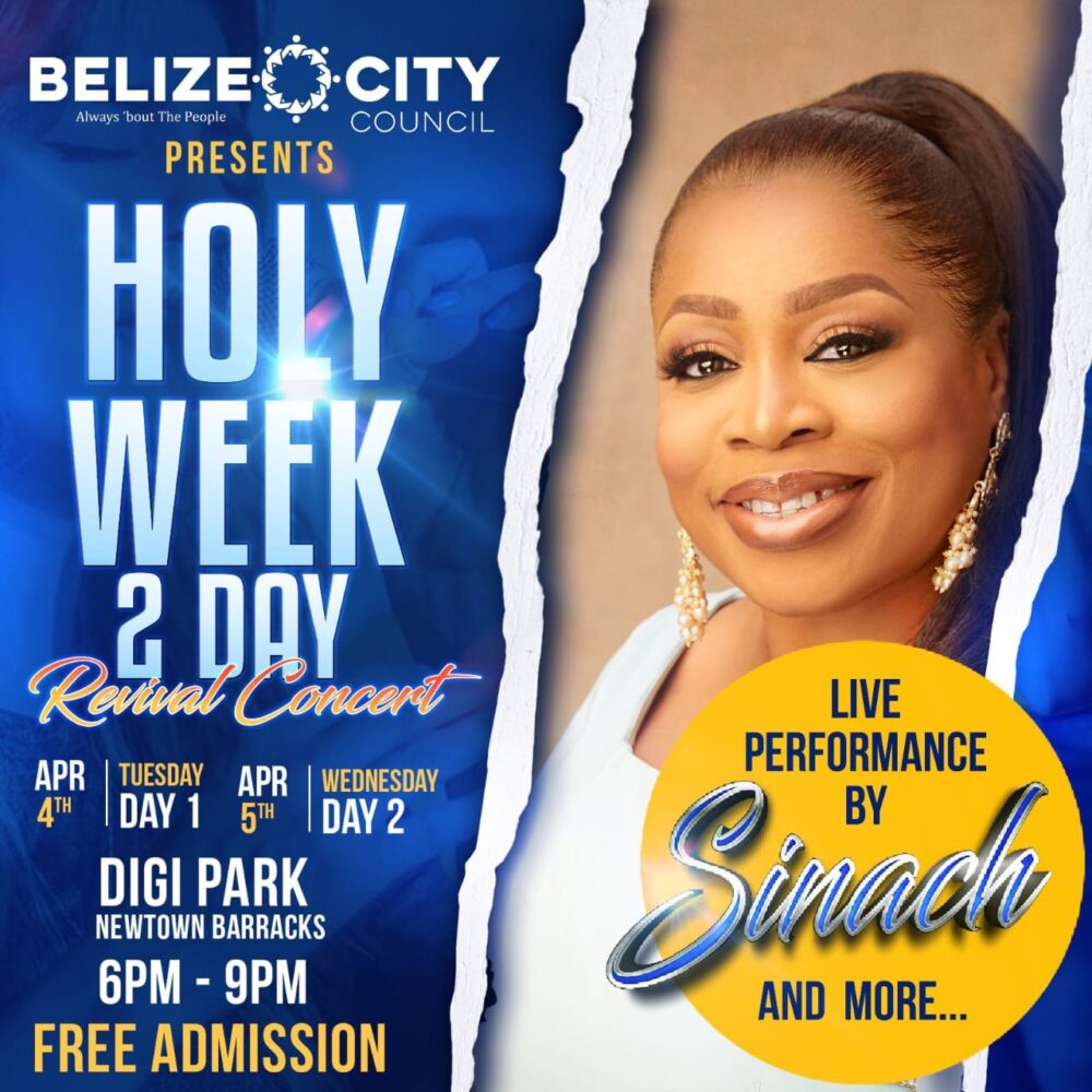 Sinach Live at the 2-day HOLY WEEK in Belize - Sinach music